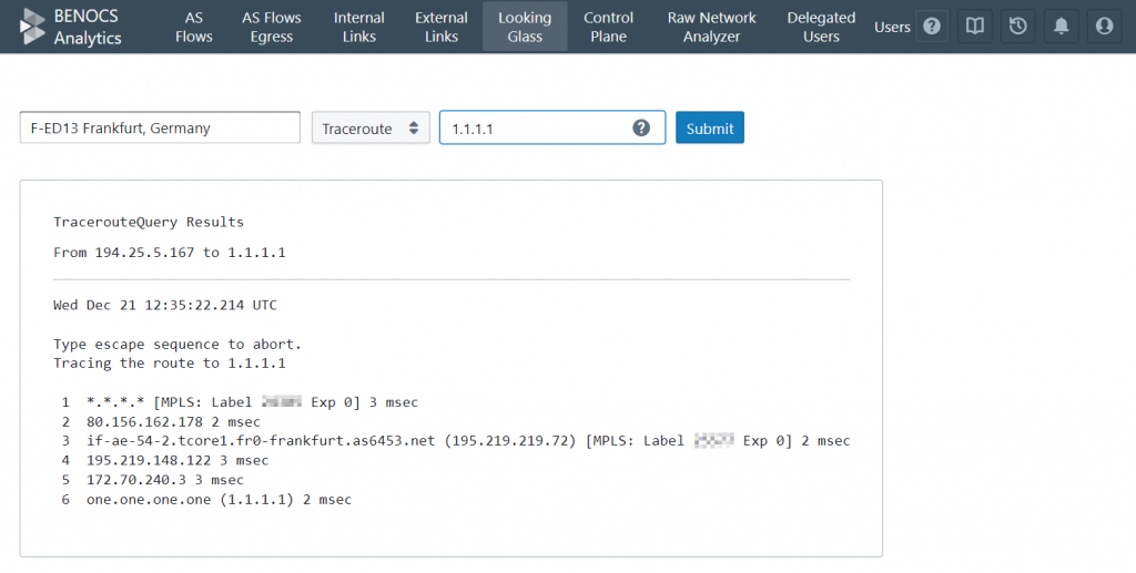 BENOCS Flow Analytics - BENOCS